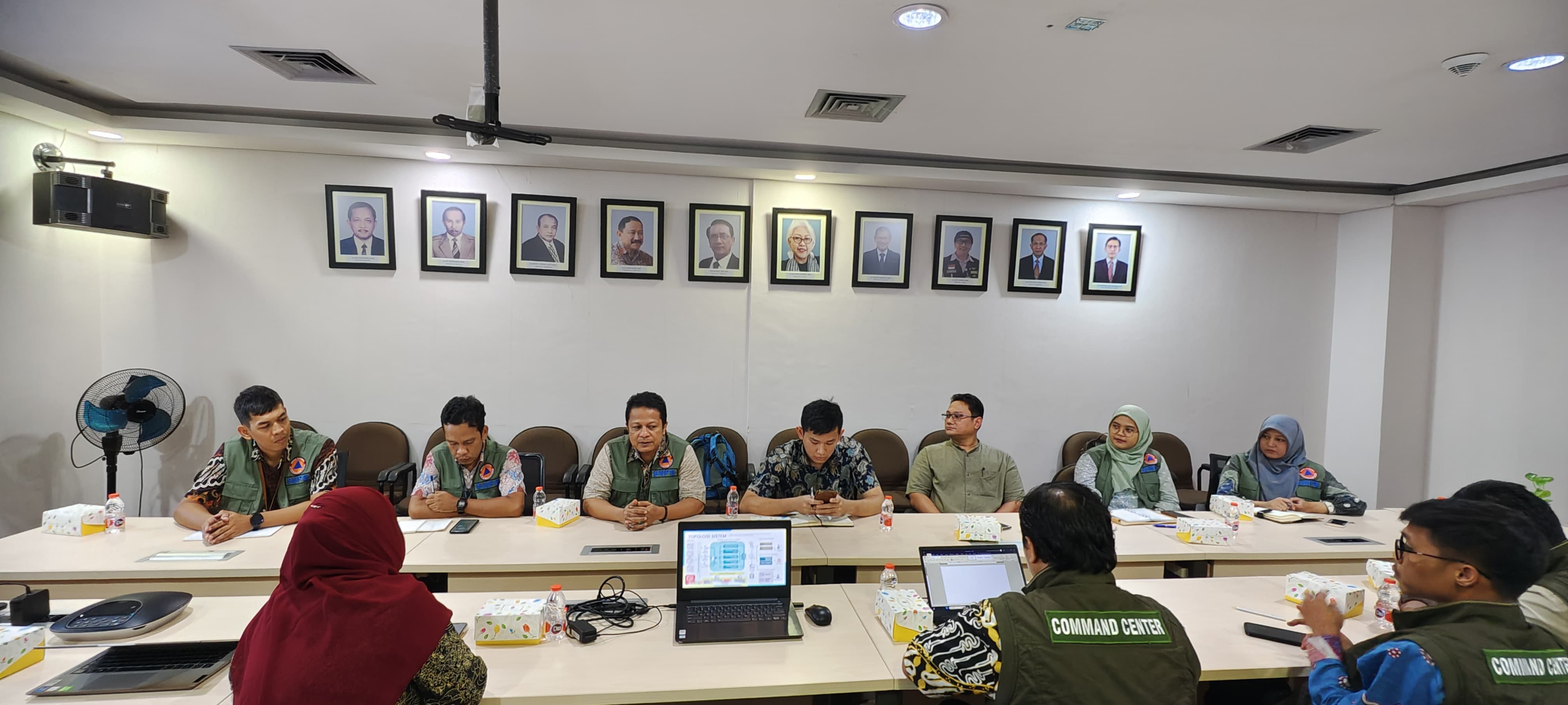 Pusdalops BNPB diterima Ketua Tim Kerja Pengelolaan Data dan Informasi