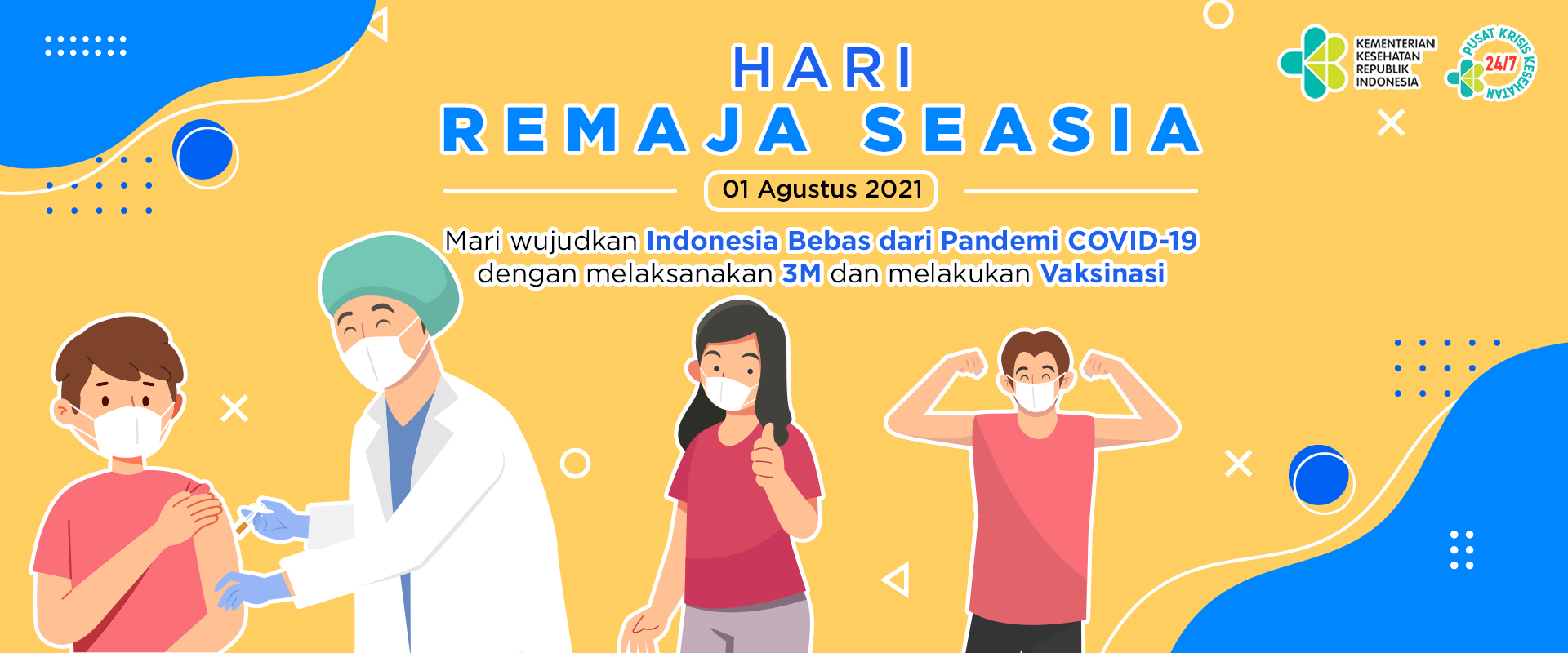 Selamat Memperingati Hari Remaja Seasia, 01 Agustus 2021