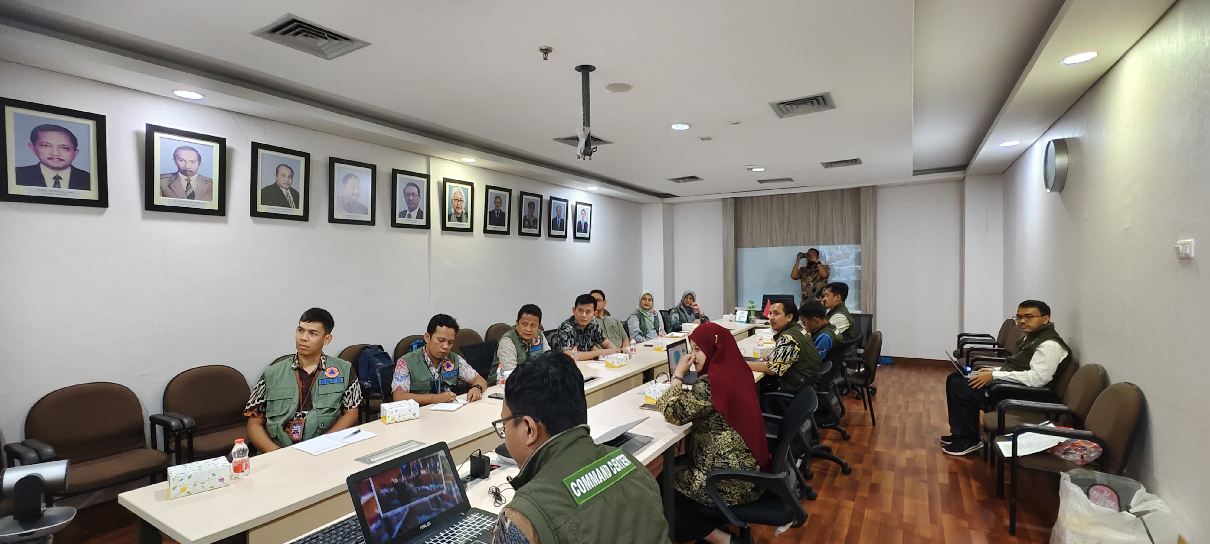 Pemaparan Capaian Pusat Krisis Kesehatan Tahun 2023 kepada Pusdalops BNPB